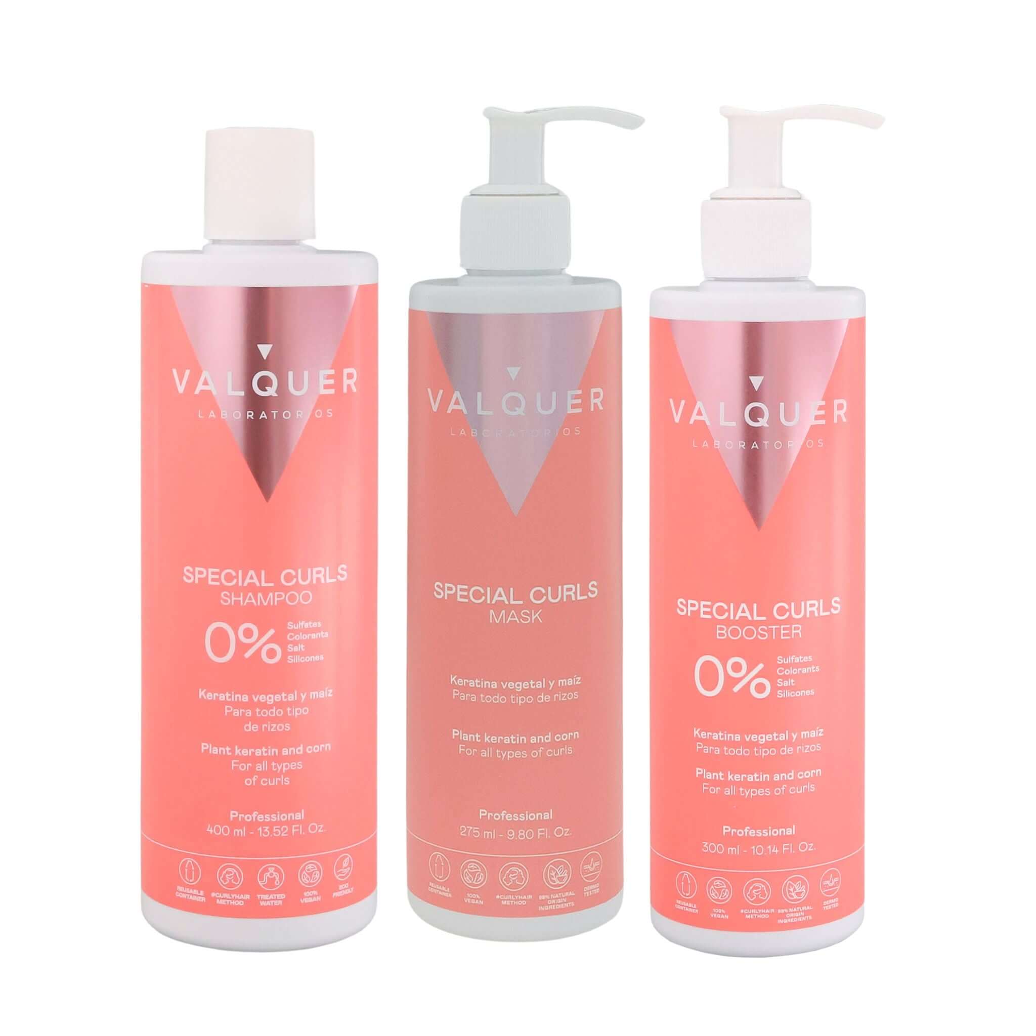 Curly Pack: Shampoo, Mask and Booster – Valquer®