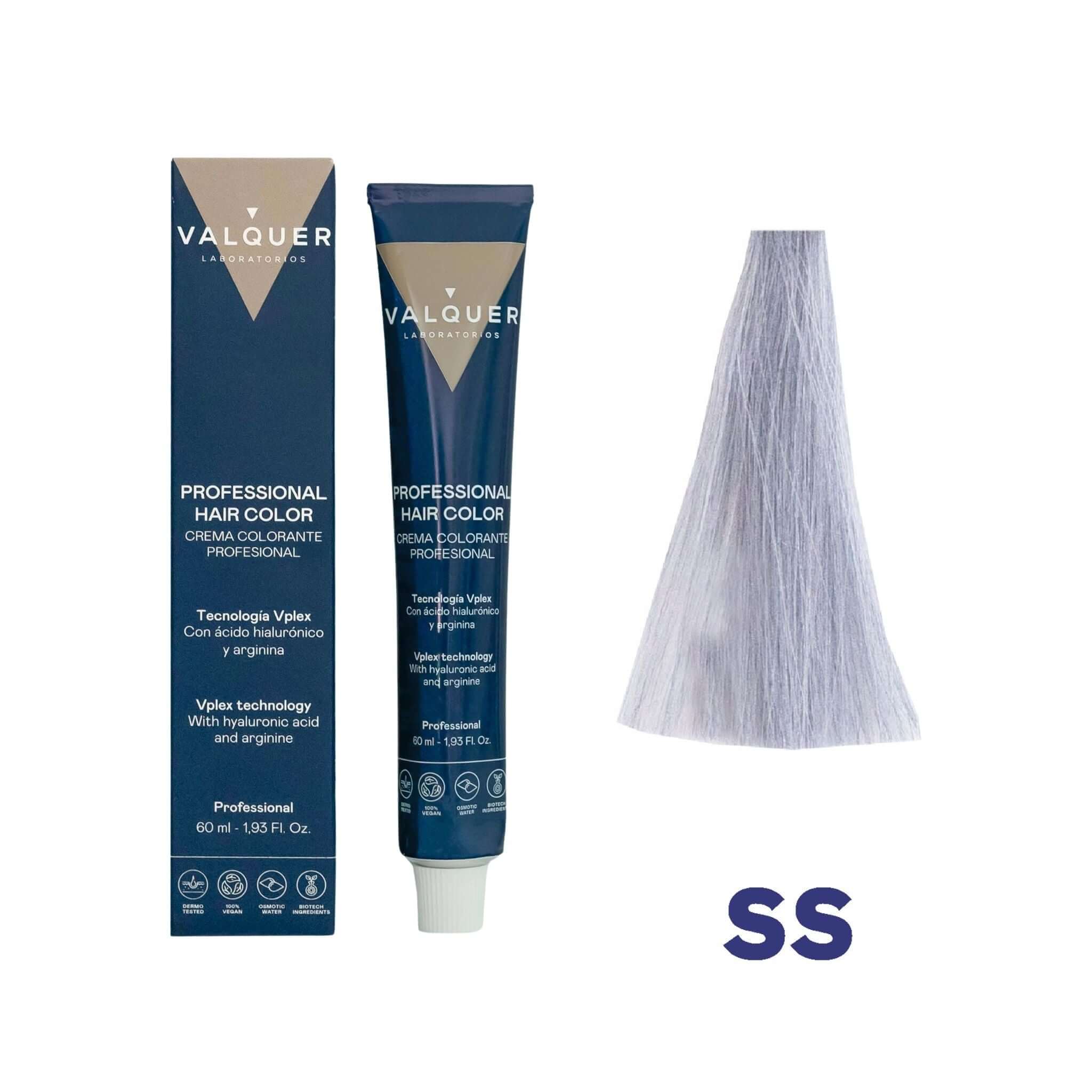 Ss Silver Sea Dye - Hair coloring with VPlex® – Valquer®