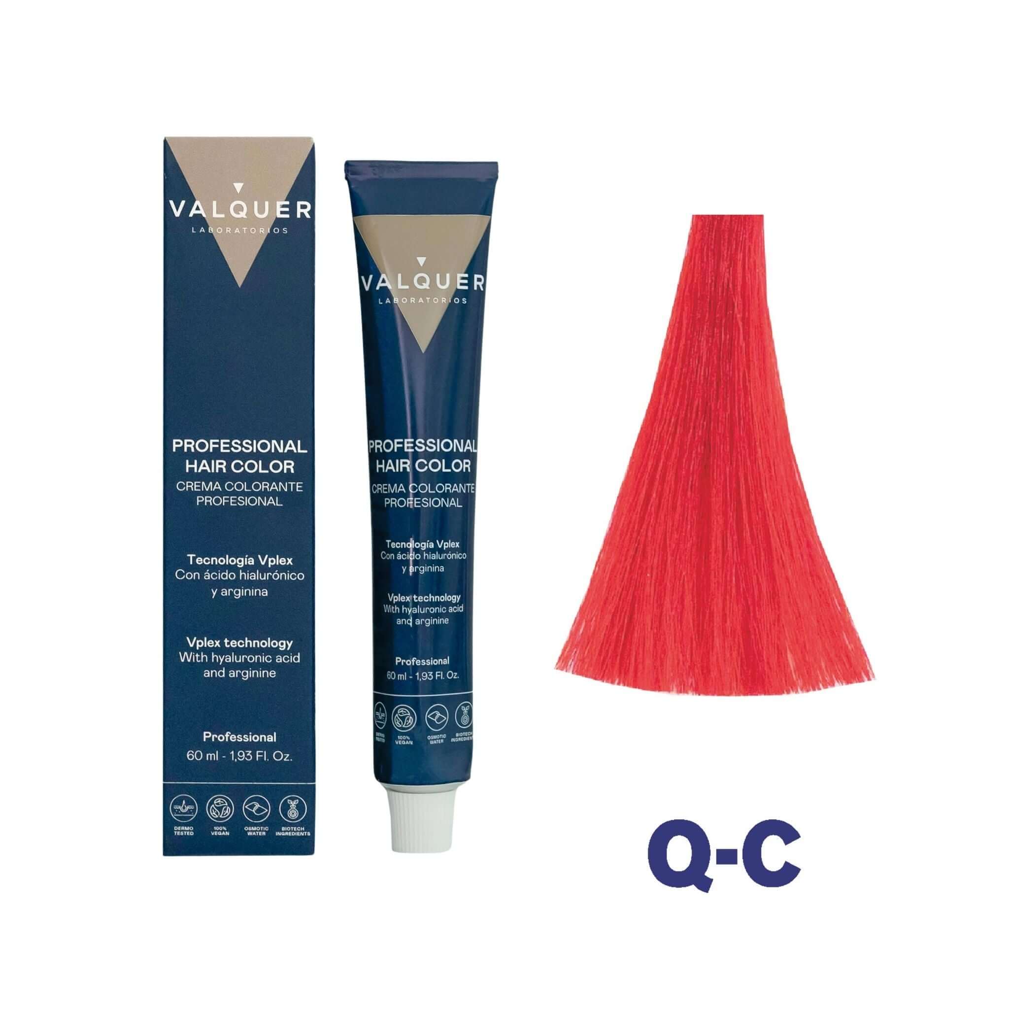 Tinte Qc Q‑Contrast – Color Permanente Profesional con V‑Plex – Valquer®