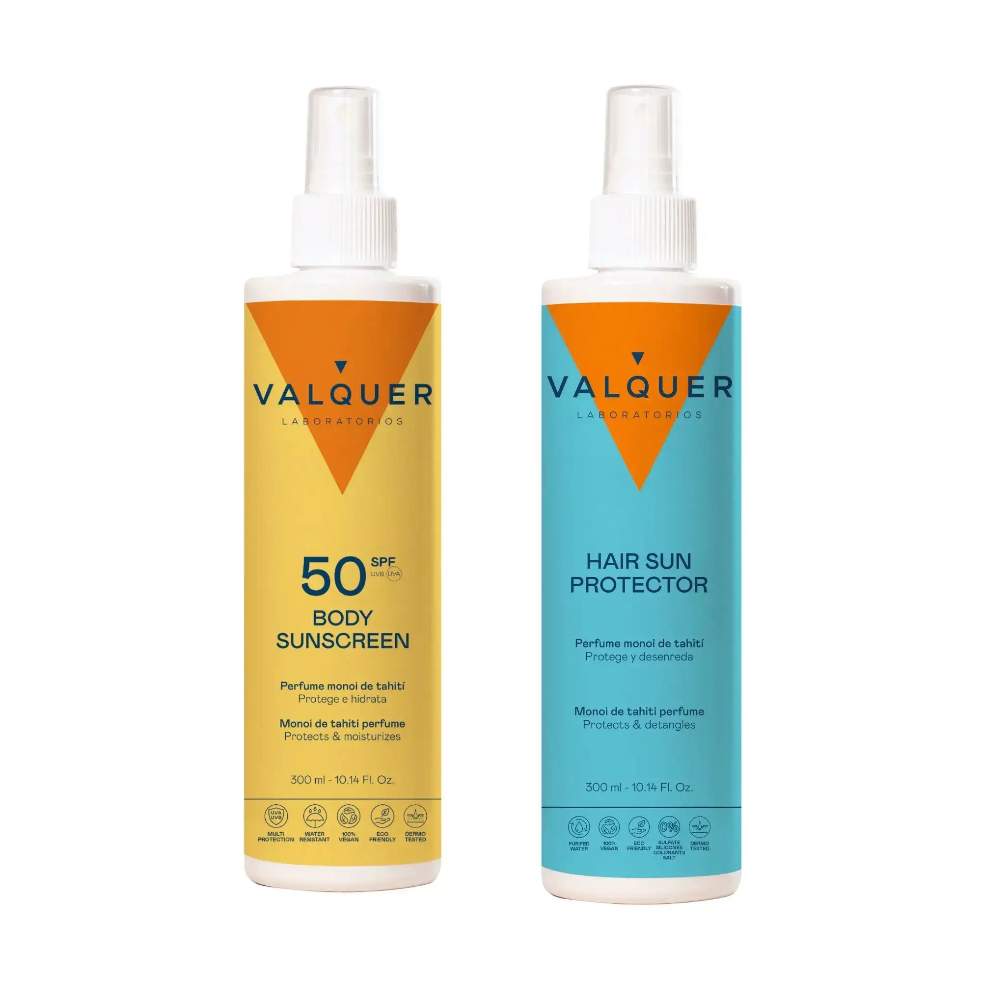 Pack Protector Solar SPF 50 Corporal y Capilar – Valquer®